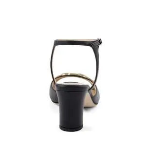 ELIZEE Tessa Mid-heel Sandal - Black