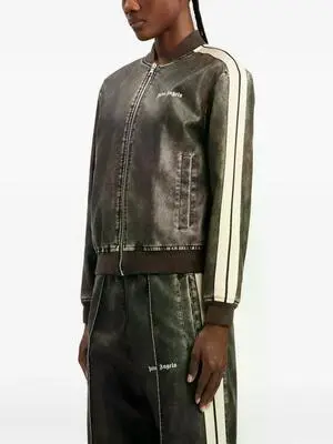 Palm Angels Classic Logo Stripe Bomber Jacket