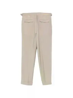 BRIGLIA 1949 Belted Pleated Trousers