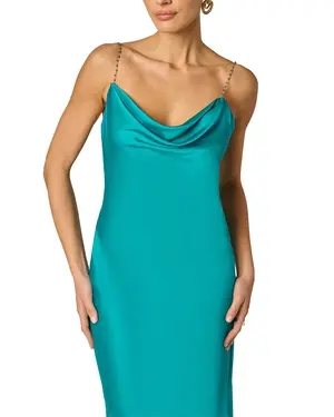 Adrianna Papell Stretch Satin Gown
