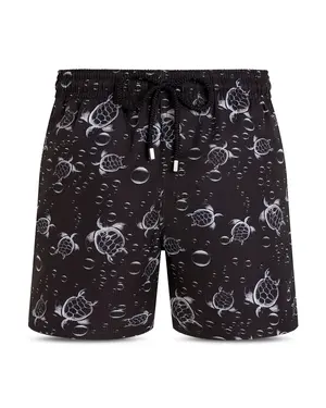 Vilebrequin Micro-perforated Ultra-light 6" Swim Shorts - Black