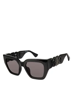 Kurt Geiger Cat Eye Sunglasses, 52mm - Black