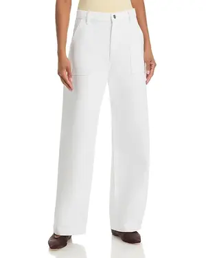 FRAME The Bow Cargo Jeans - White