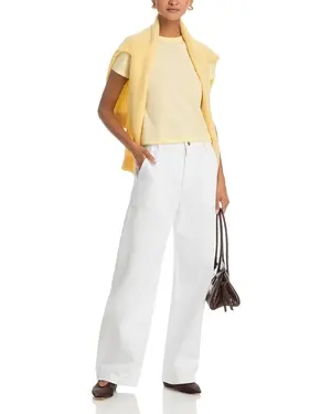 FRAME The Bow Cargo Jeans - White