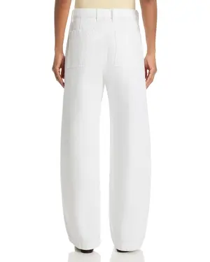 FRAME The Bow Cargo Jeans - White