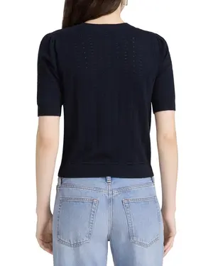 FRAME The Cashmere Charm Sweater - Navy
