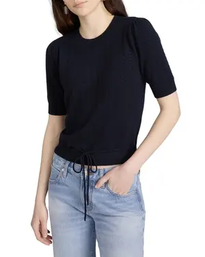 FRAME The Cashmere Charm Sweater - Navy