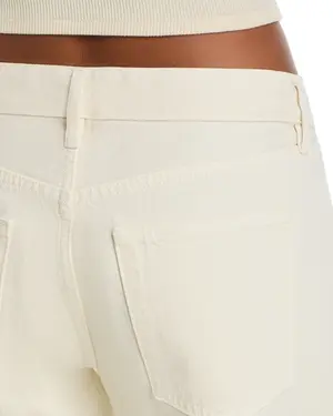 FRAME The Saturday Low Rise Straight Jeans - Shell