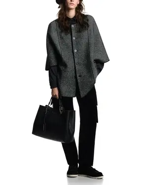 Emporio Armani Reversible Cape Coat
