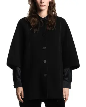 Emporio Armani Reversible Cape Coat