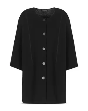 Emporio Armani Reversible Cape Coat