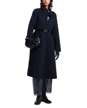 Emporio Armani Double Faced Belted Coat