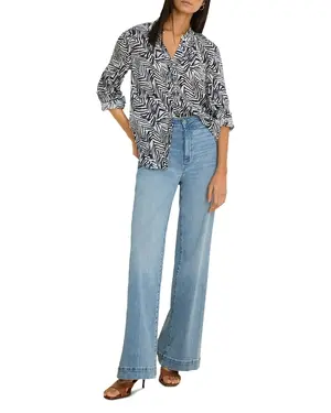 NIC+ZOE Inked Lines Shirt