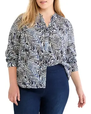 NIC+ZOE Inked Lines Shirt