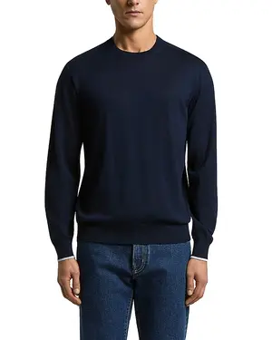 Peserico Crewneck Sweater - Deep Blue