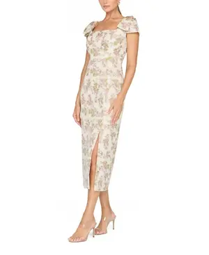 KAY UNGER Arianna Tea Length Dress
