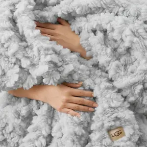 UGG Shira Textured Sherpa Throw Blanket