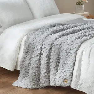 UGG Shira Textured Sherpa Throw Blanket