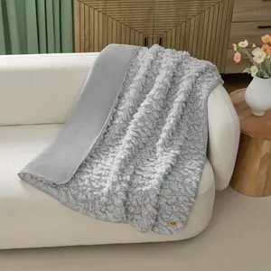 UGG Shira Textured Sherpa Throw Blanket