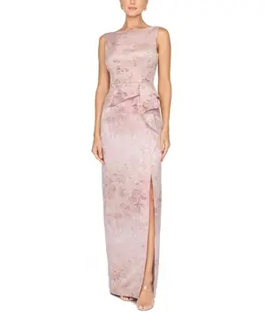 KAY UNGER Luciana Column Gown - Bloom