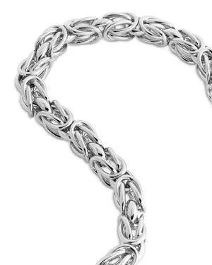 TOTEME Byzantine Chain Collar Necklace - Silver