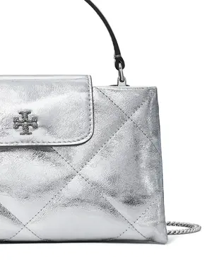 Tory Burch Kira East/west Diamond Quilted Top Handle Bag