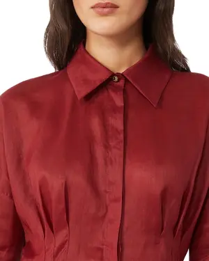 Max Mara Mstora Ramie Canvas Shirt