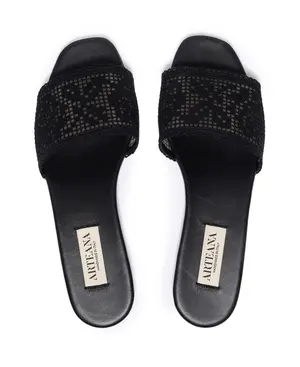 ARTEANA Clio Flat Slide - Black