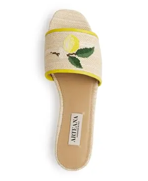 ARTEANA Tutti Frutti Flat Slide - Limone
