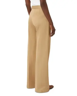Max Mara Mxmoliato Jacquard Jersey Trousers - Desert