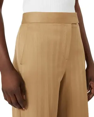 Max Mara Mxmoliato Jacquard Jersey Trousers - Desert