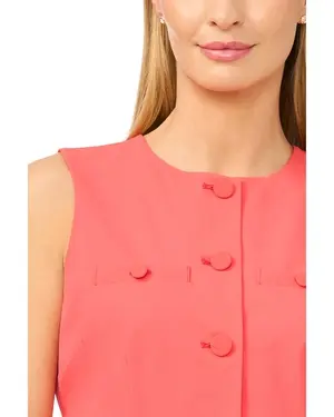 CECE DUPRAZ Split Hem Vest