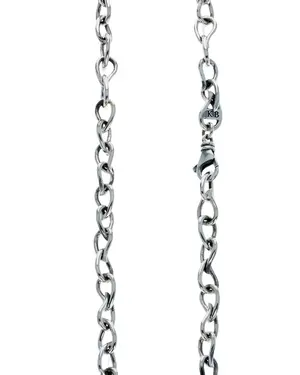 KING BABY STUDIO Sterling Wild West Buffalo Paisley Link Chain Necklace