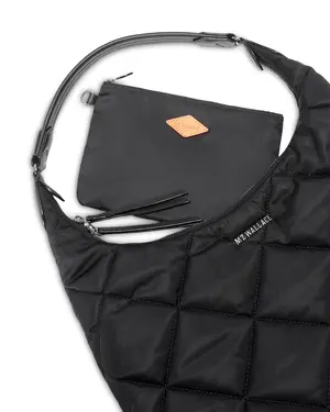 Mz Wallace Madison Large Shoulder Bag - Black
