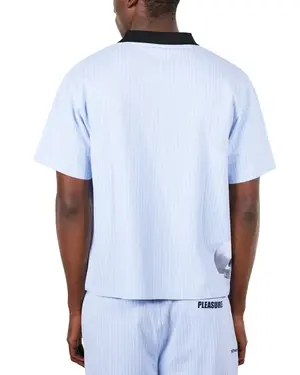 PLEASURES Relaxed Fit Wherever You Go Graphic Polo Shirt