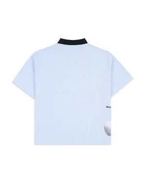 PLEASURES Relaxed Fit Wherever You Go Graphic Polo Shirt