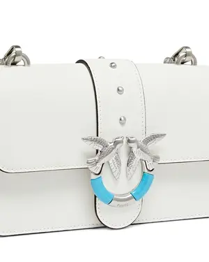 Pinko Love One Mini Leather Crossbody