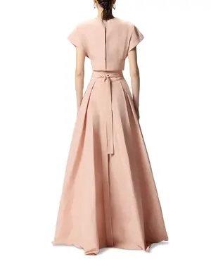 Pinko Asparago Taffeta Top - Q