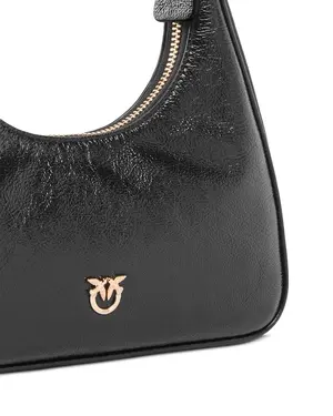 Pinko Miss Mini Leather Shoulder Bag