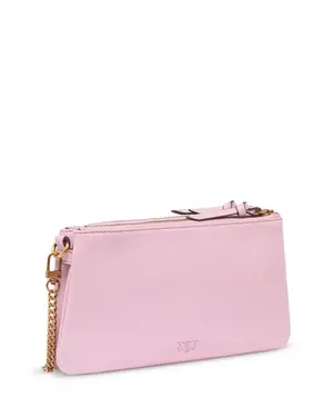 Pinko Double Mini Vitello Leather Crossbody