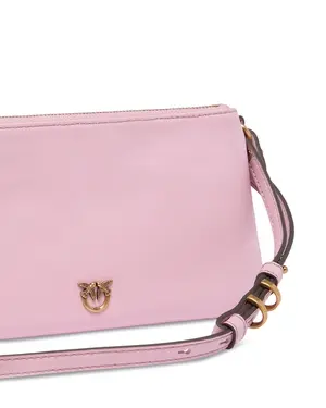 Pinko Double Mini Vitello Leather Crossbody