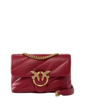 Pinko Love Puff Mini Quilted Leather Crossbody - Rrq