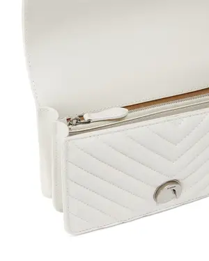 Pinko Love One Mini Quilted Leather Crossbody - Zo