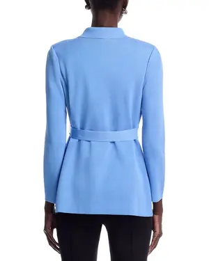 Misook Wrinkle Resistant Knit Belted Jacket