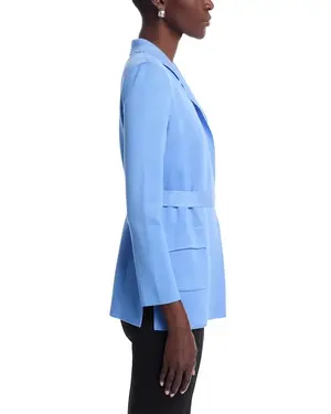 Misook Wrinkle Resistant Knit Belted Jacket