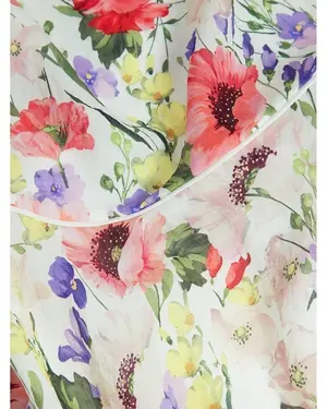 HOBBS LONDON Petite Carly Floral Dress - Ivory/multi