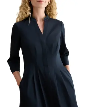 HOBBS LONDON Emmaline Button Front Dress