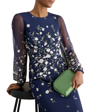 HOBBS LONDON Judy Embroidered Maxi Dress