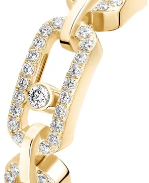 Messika Move Link Diamond Ring - Yellow Gold