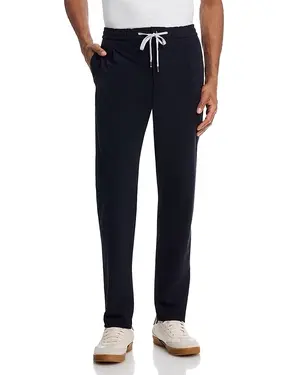 PT TORINO Kinetic Jersey Pleat Drawstring Jogger Pants - Black